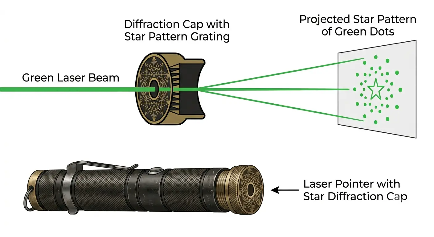 Laser Pointer Diffraction Caps: Star Caps & Safety Guide